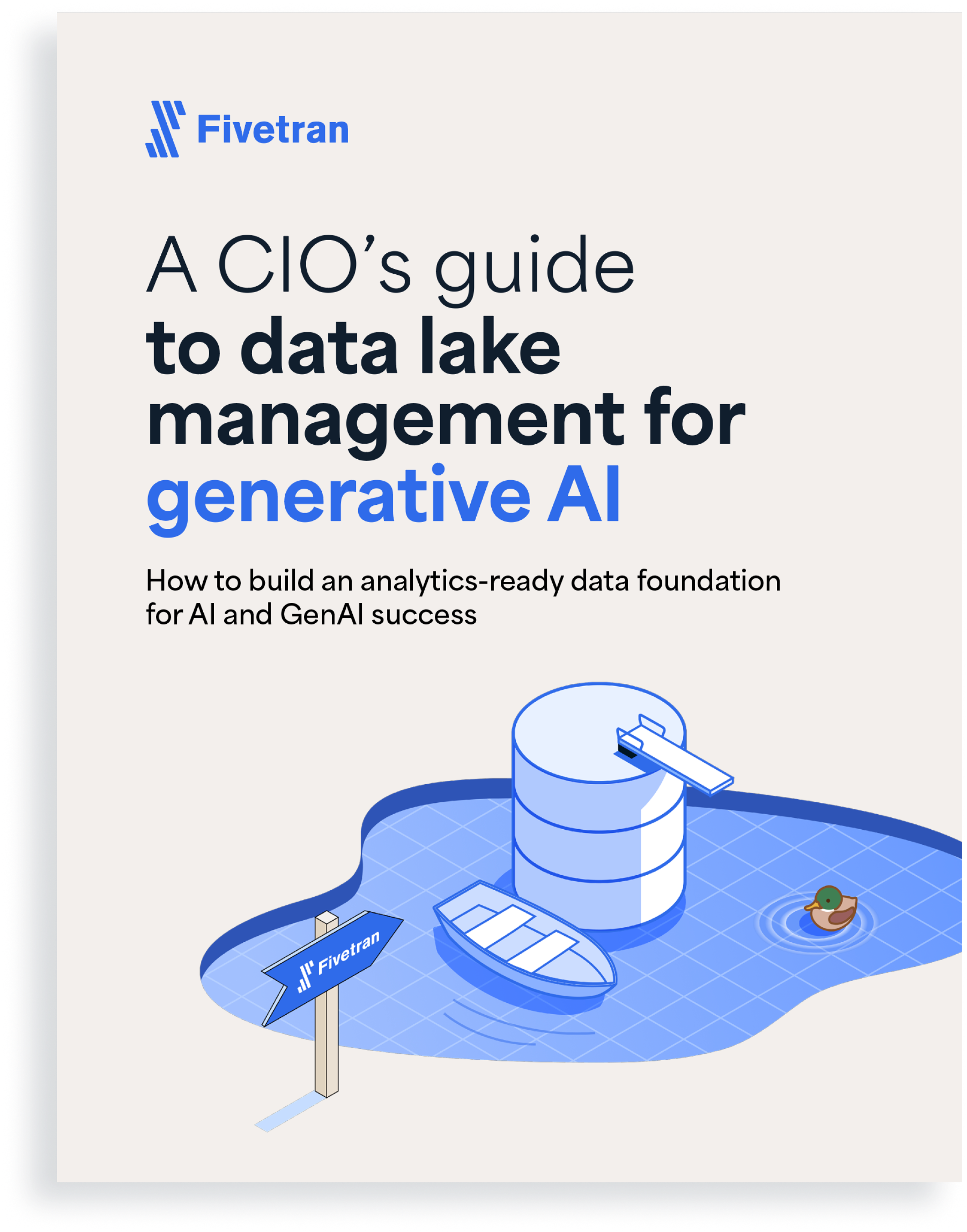 CIO guide to data lake management for GenAI | Ebook | Fivetran